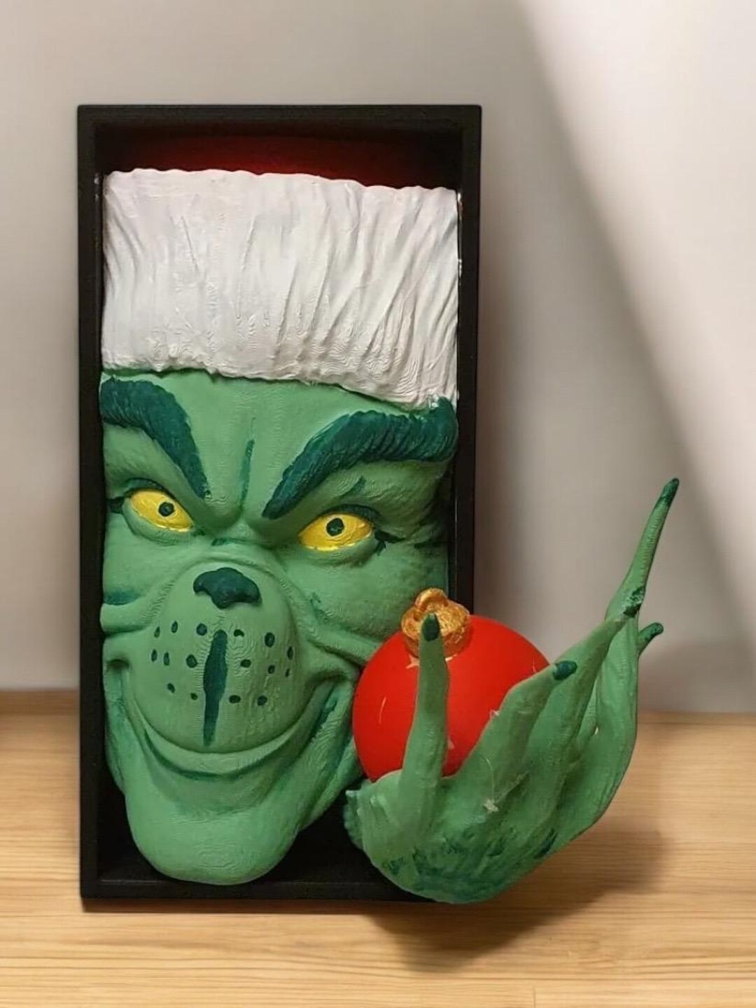 Grinch Christmas Book Nook Gift Grinch Christmas Home Decor Christmas ...