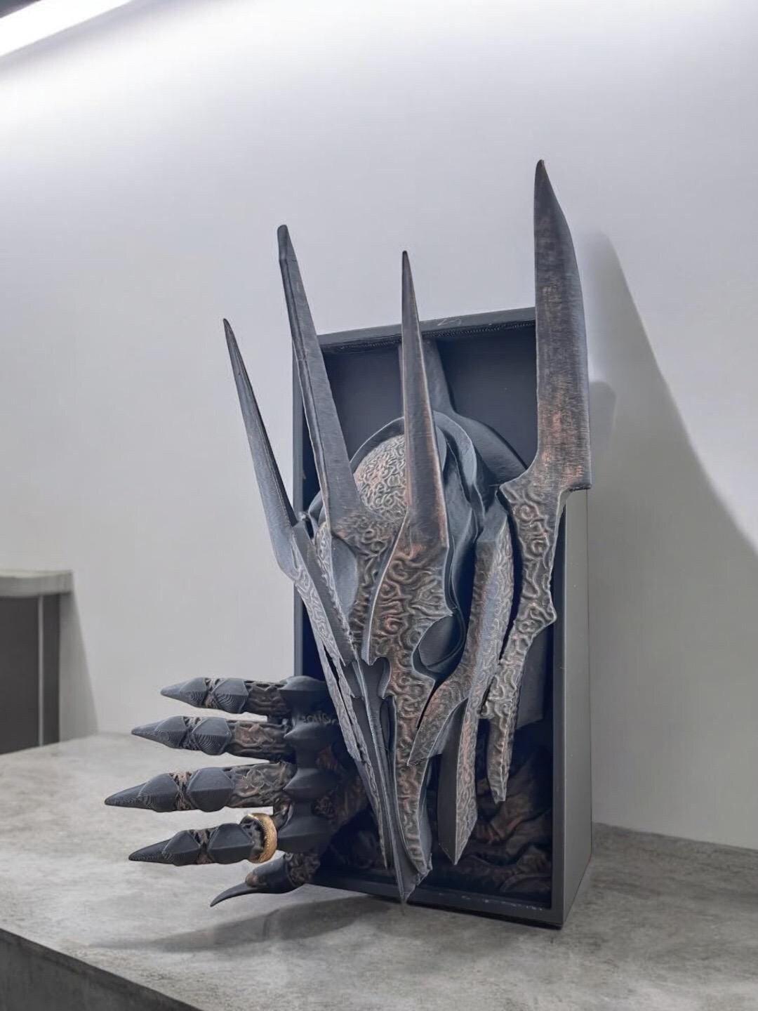 Lord of the Rings Sauron Bookshelf Decor Book Nook Eye of Sauron Dark ...