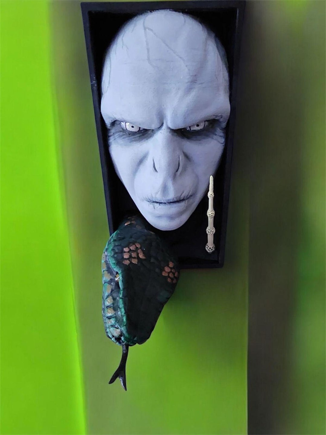 Lord Voldemort Book Nook Wall Decor Harry Potter Fan Art Hogwarts Gift ...