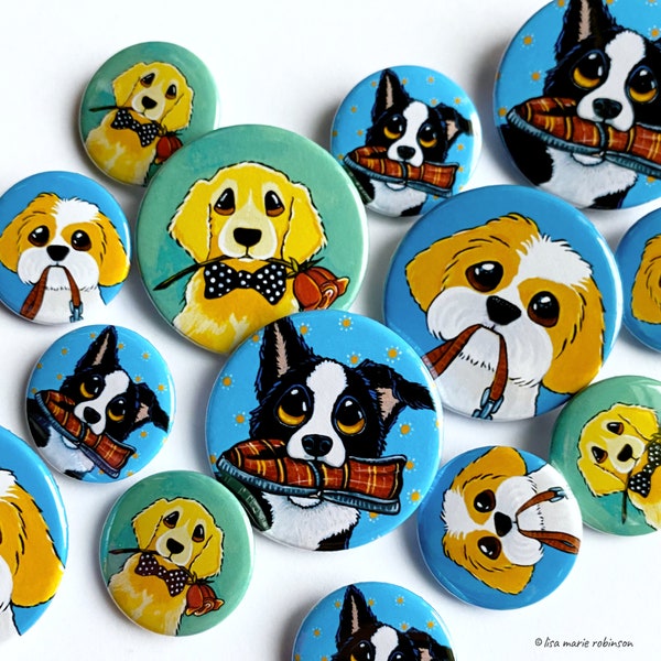 Dog Badge - Etsy UK