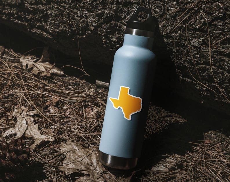 Texas State Sticker | TX | Solid Color | Tumbler Decal | Laptop Decal ...