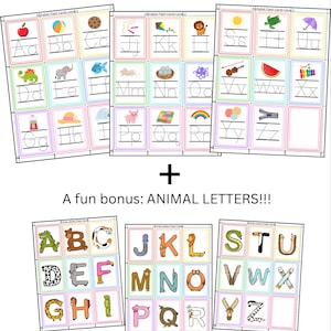 Preschool Alphabet Flash Cards Level 2: Uppercase & Lowercase (digital ...
