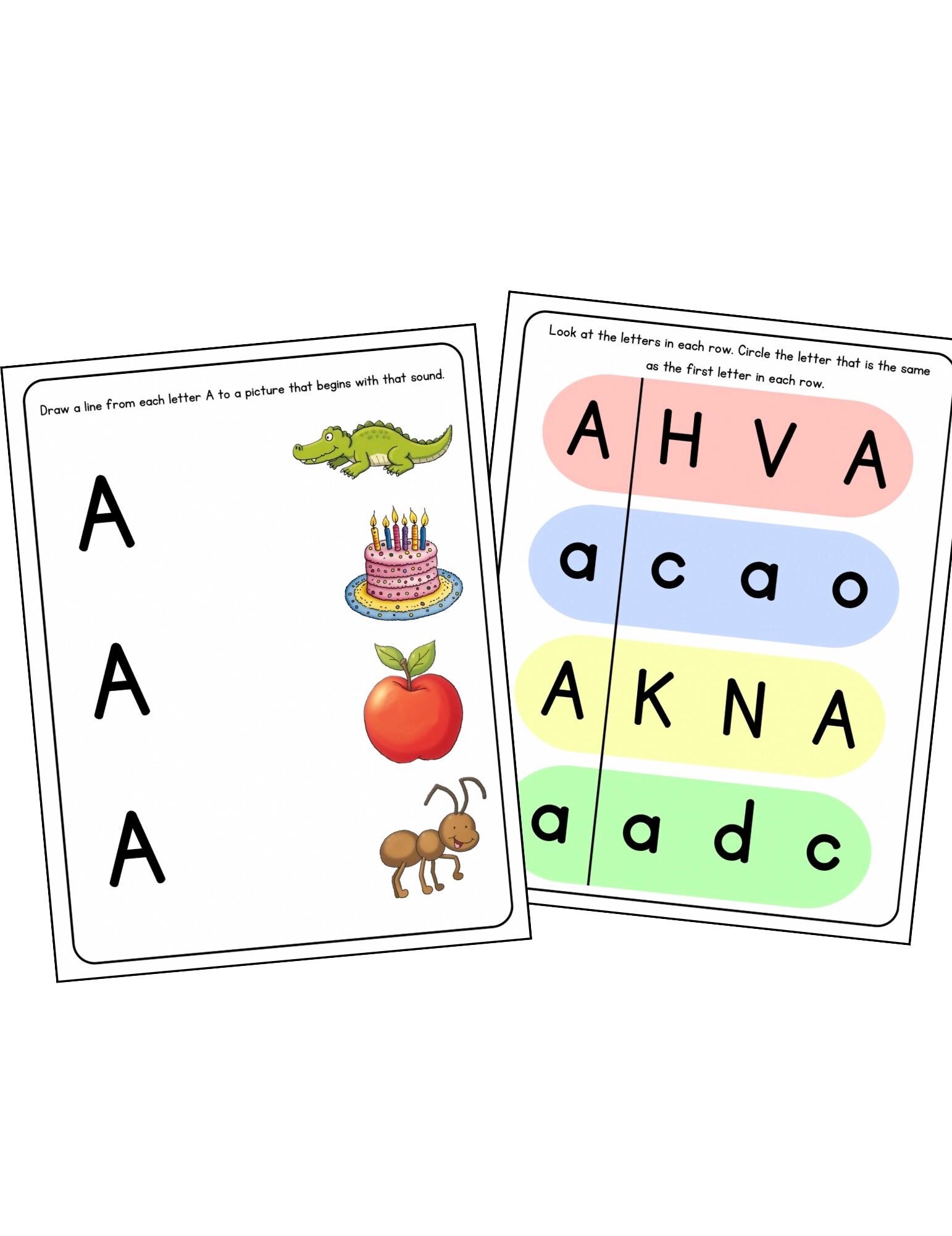 Letter A Preschool Printable THE BEST Preschool Worksheets for Learning ...