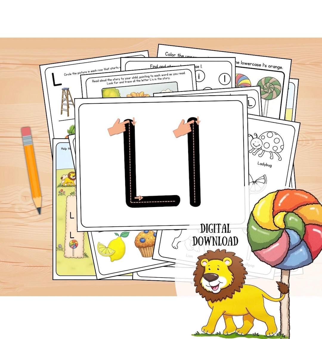 Letter L Preschool Worksheets | THE BEST Preschool Packet for Learning ...