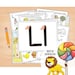 Letter L Preschool Worksheet Packet: Fun Learning Activity (digital ...