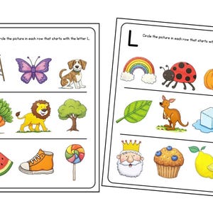 Letter L Preschool Worksheet Packet: Fun Learning Activity (digital ...
