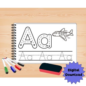 Alphabet Tracing Letter Worksheet Preschool Letter How to Write Letters ...