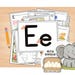 Letter E Preschool Worksheet Packet: Fun Learning Printables (digital ...