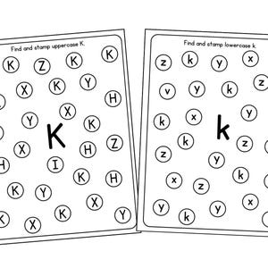 Letter K Preschool Activity Packet: Fun Learning Prints (digital ...