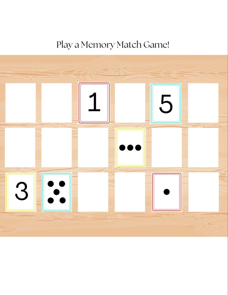 Numbers Flash Cards for Preschool Homeschooling Work One to One ...