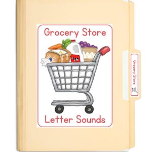 File Folder Games Bundle – Preschool Math & Literacy Centers – Numbers ...