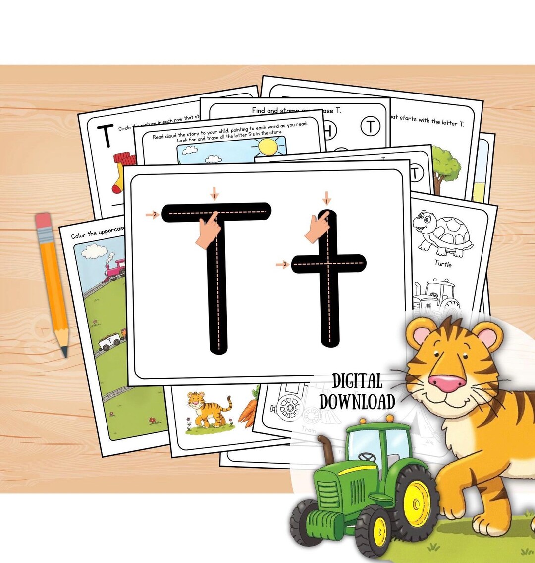 Letter T Preschool Worksheets | THE BEST Preschool Packet for Learning ...
