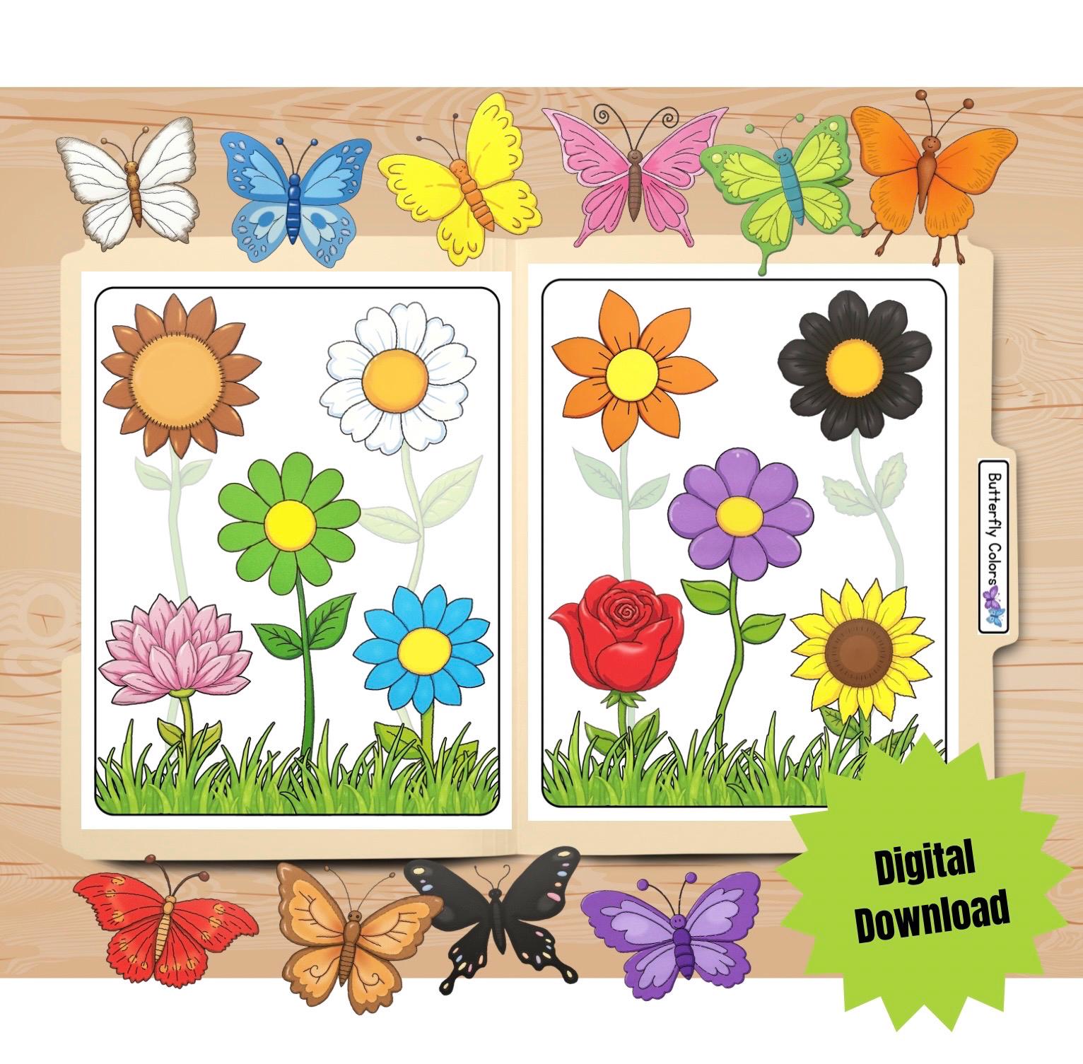 File Folder Games Bundle – Preschool Math & Literacy Centers – Numbers ...