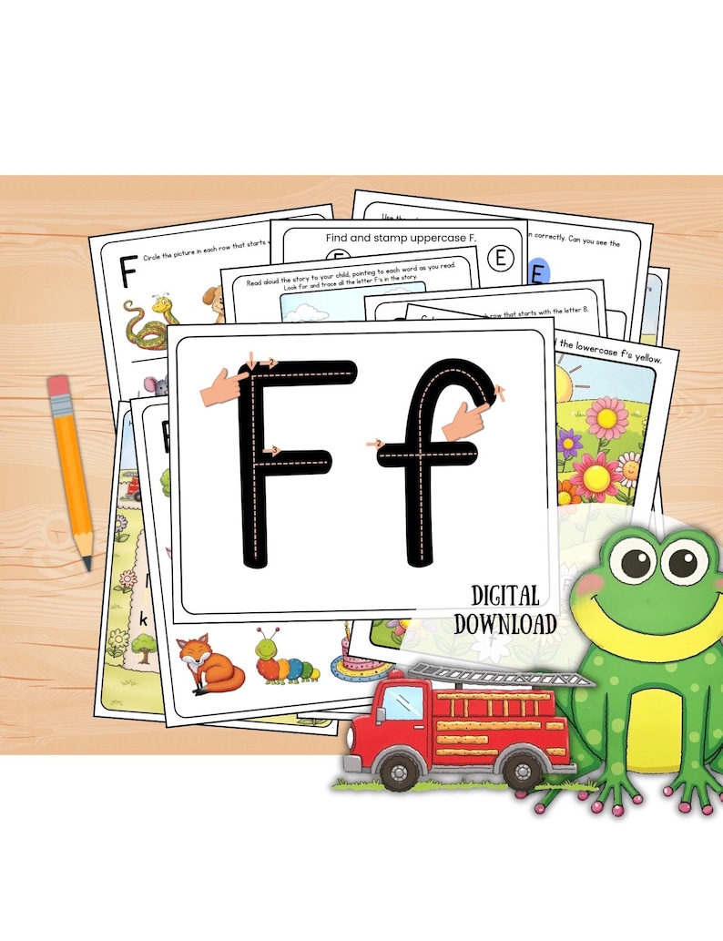 Letter F Preschool Printable THE BEST Preschool Worksheets for Learning ...