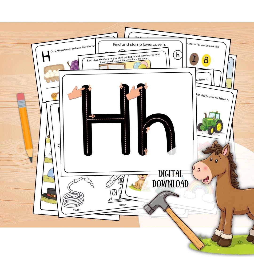 Letter H Preschool Worksheets | THE BEST Preschool Packet for Learning ...