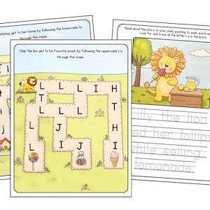 Letter L Preschool Worksheet Packet: Fun Learning Activity (digital ...