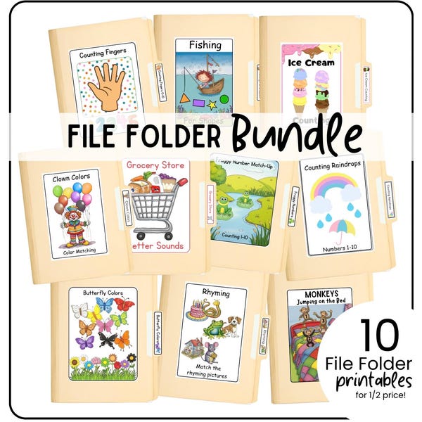 Phonics File Folder - Etsy UK