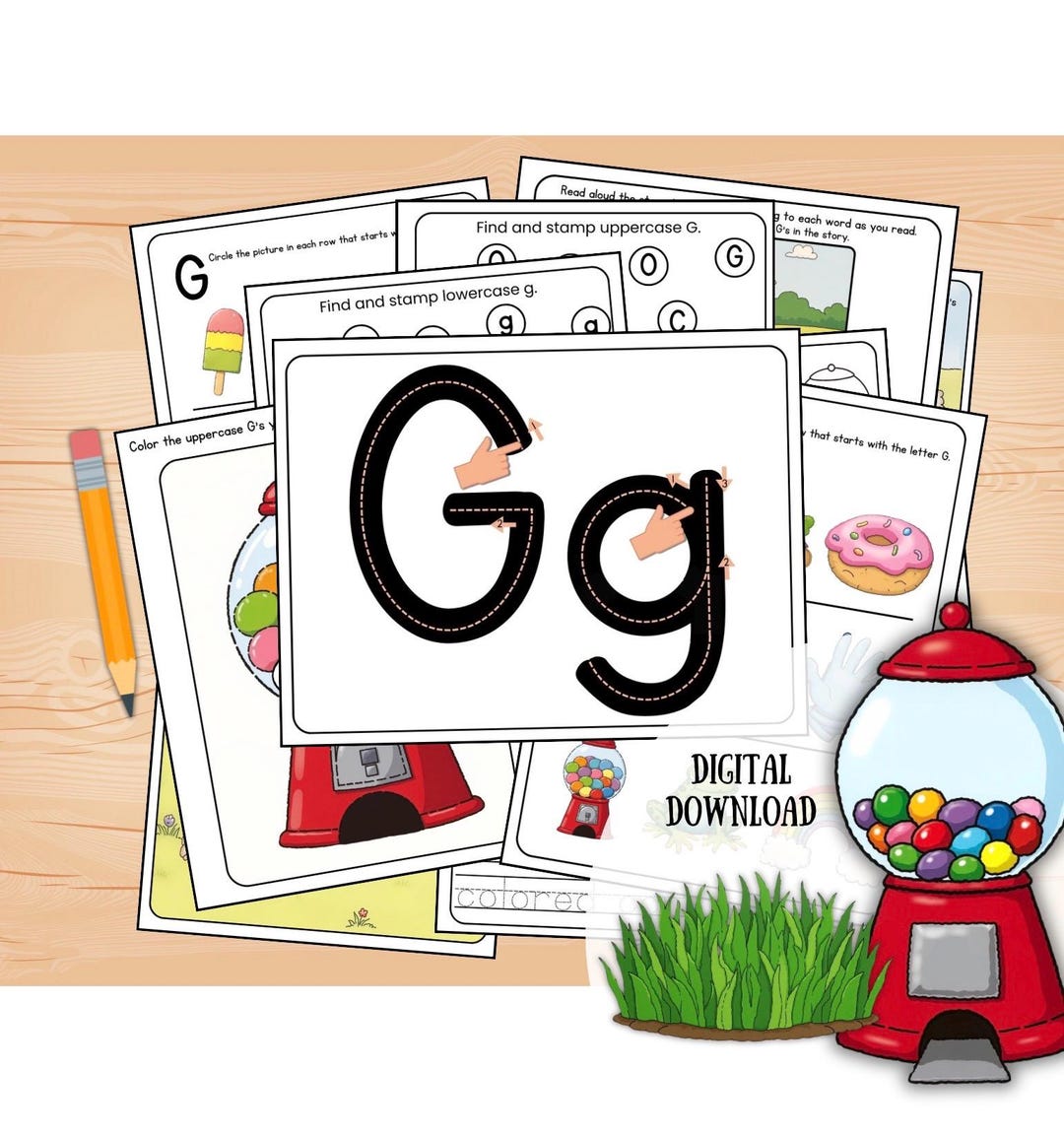Letter G Preschool Worksheets | THE BEST Preschool Packet for Learning ...