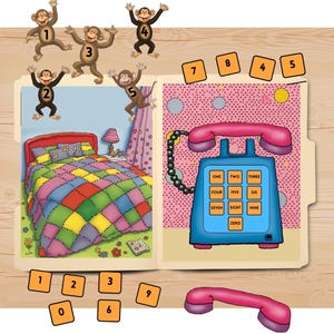 File Folder Games Bundle – Preschool Math & Literacy Centers – Numbers ...