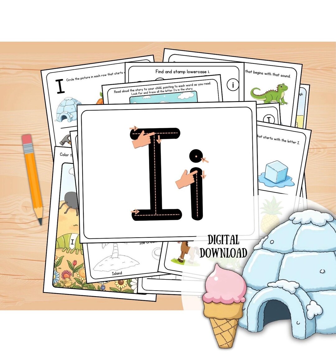 Letter I Preschool Worksheets | THE BEST Preschool Packet for Learning ...