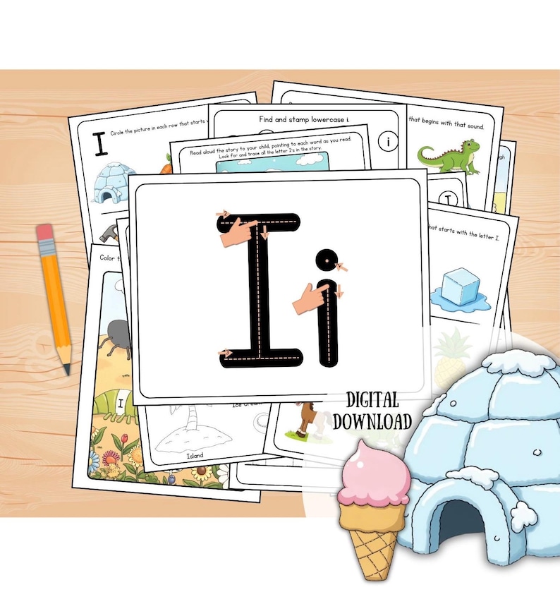 Letter I Preschool Worksheets | THE BEST Preschool Packet for Learning ...