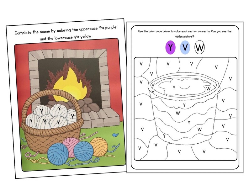 Letter Y Preschool Worksheet Packet: Fun Learning Activities - Etsy