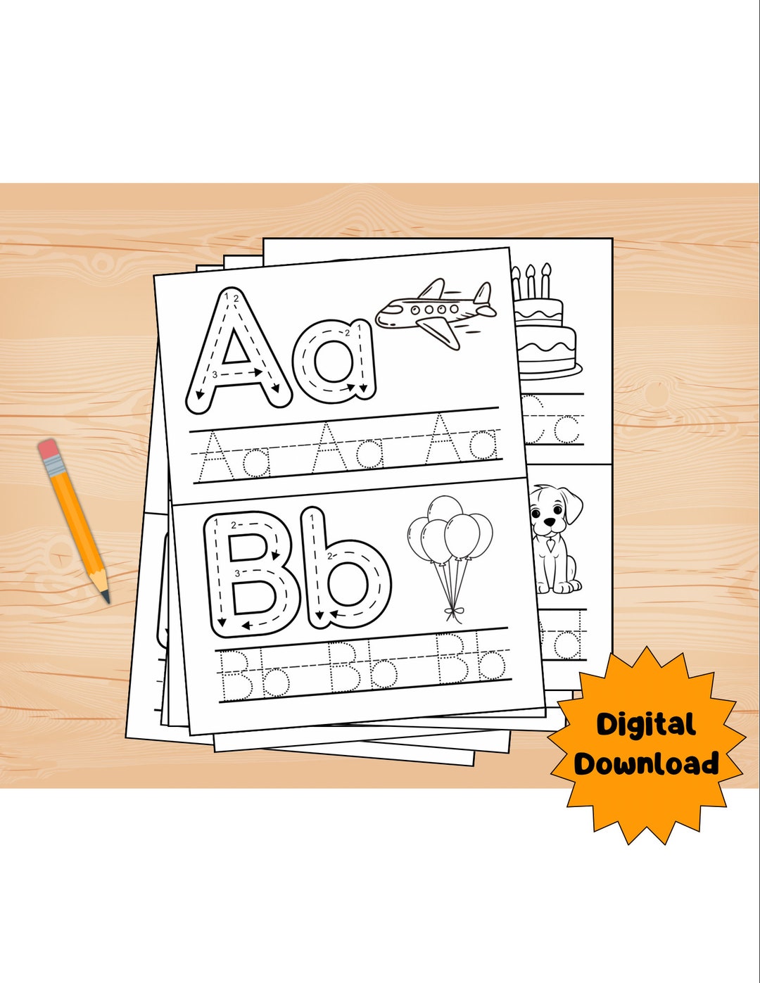 Alphabet Tracing Letter Worksheet Preschool Letter How to Write Letters ...