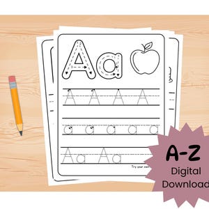 Alphabet Tracing Worksheets A-Z | Letter Formation Practice | Primary ...