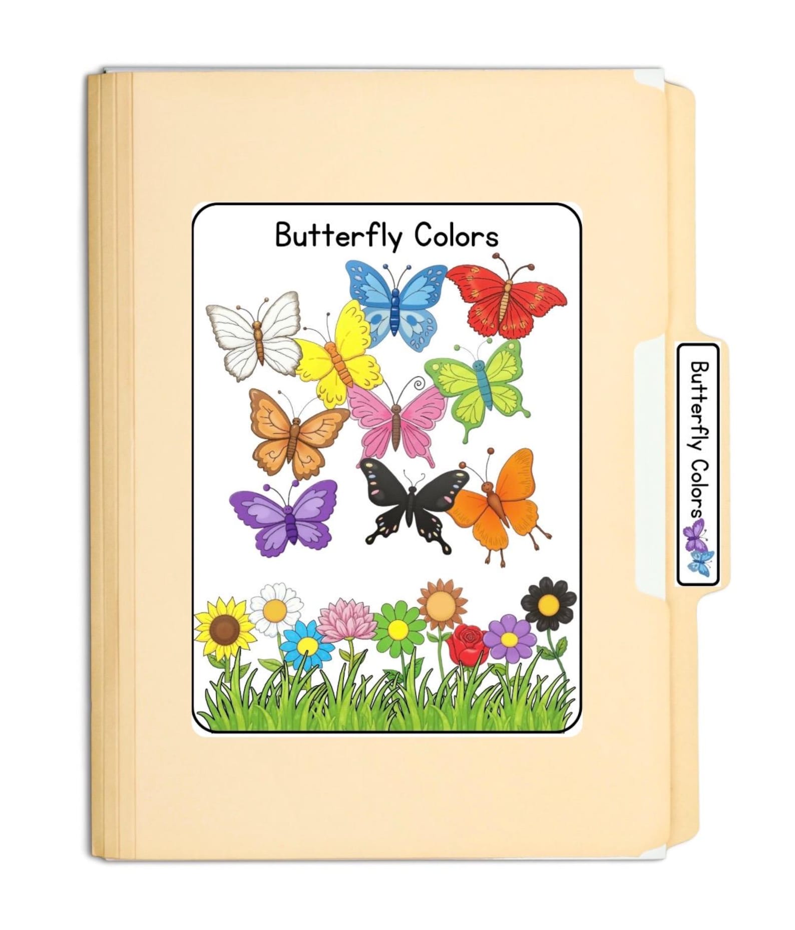 File Folder Games Bundle – Preschool Math & Literacy Centers – Numbers ...