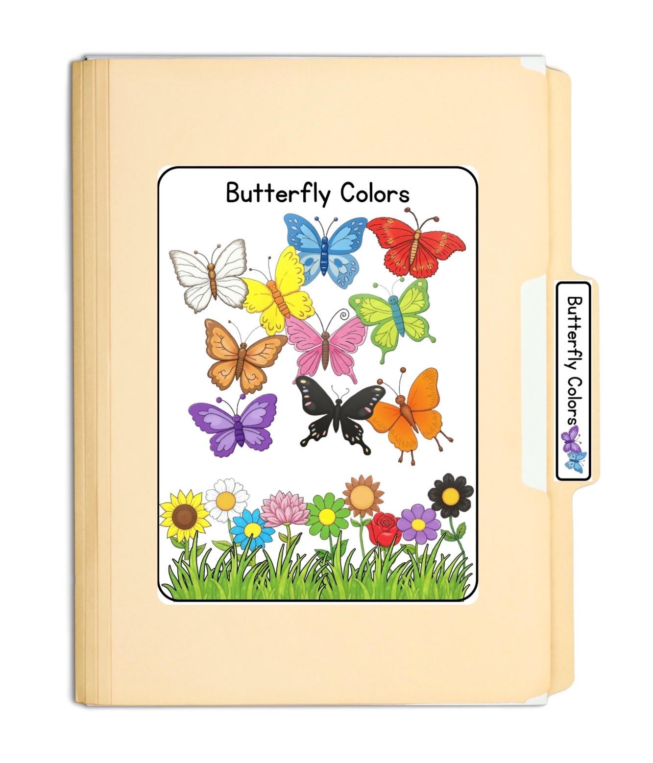 File Folder Games Bundle – Preschool Math & Literacy Centers – Numbers ...