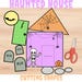 Haunted House Cutting Shapes: Preschool Halloween Activity (printable ...