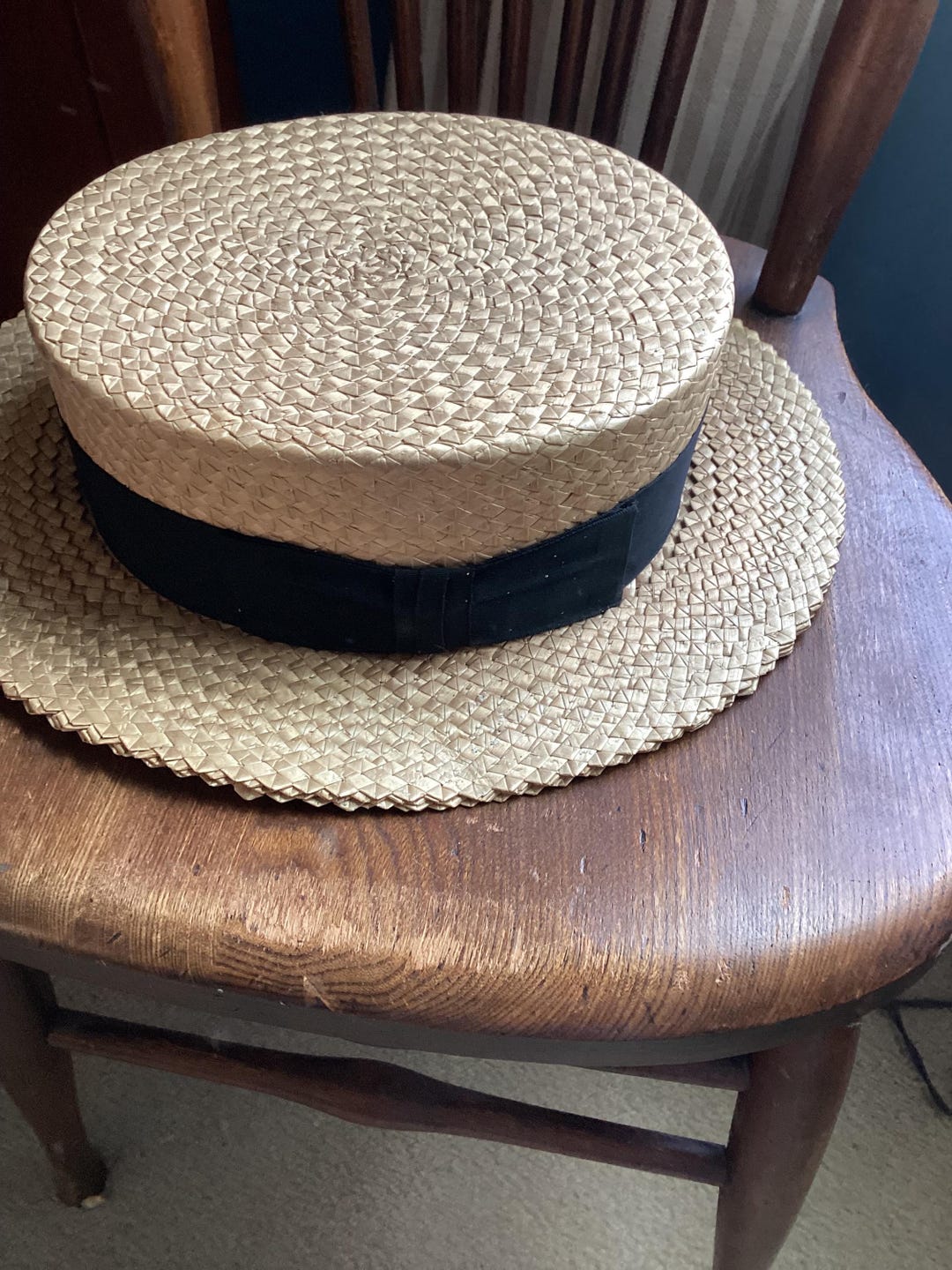 1920 Knapp-felt Straw Hat - Etsy