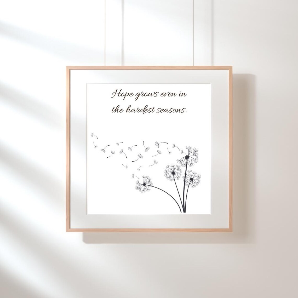 Hope Grows Even in the Hardest Seasons - IVF Wall Art | Inspirational ...