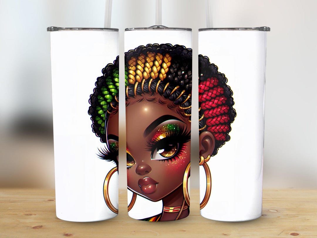 Colorful Juneteenth PNG, Black Woman PNG, Makeup Lover PNG, Red Black ...