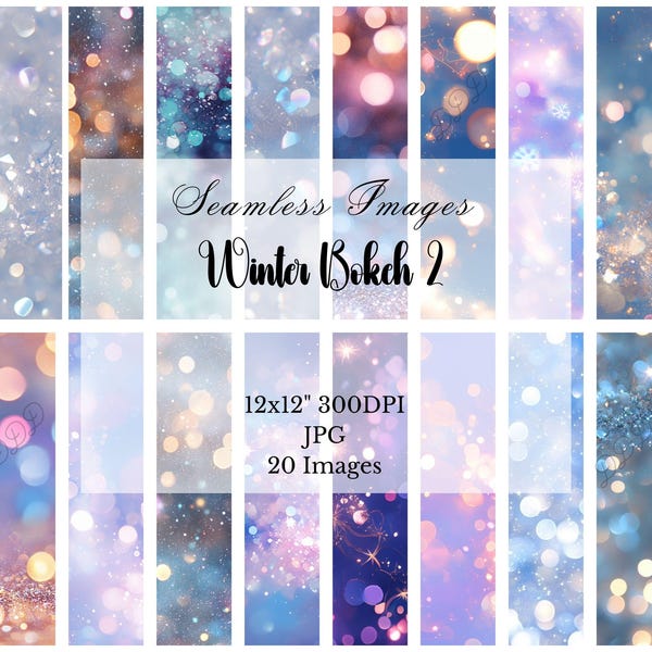 Blue Bokeh - Etsy