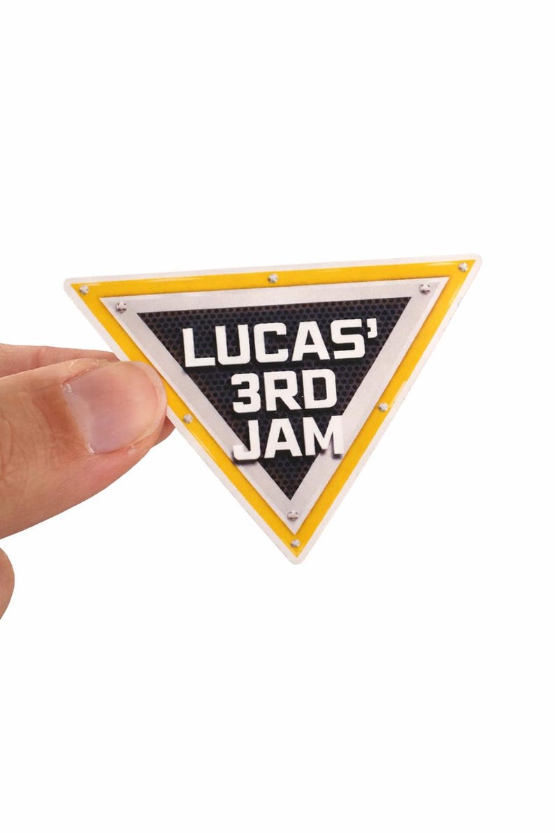 Monster Truck Birthday Party Favor Stickers/ Personalized Custom Name ...