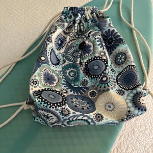 Sewing Pattern for Cotton Canvas Lined Drawstring Bag / Backpack - Etsy