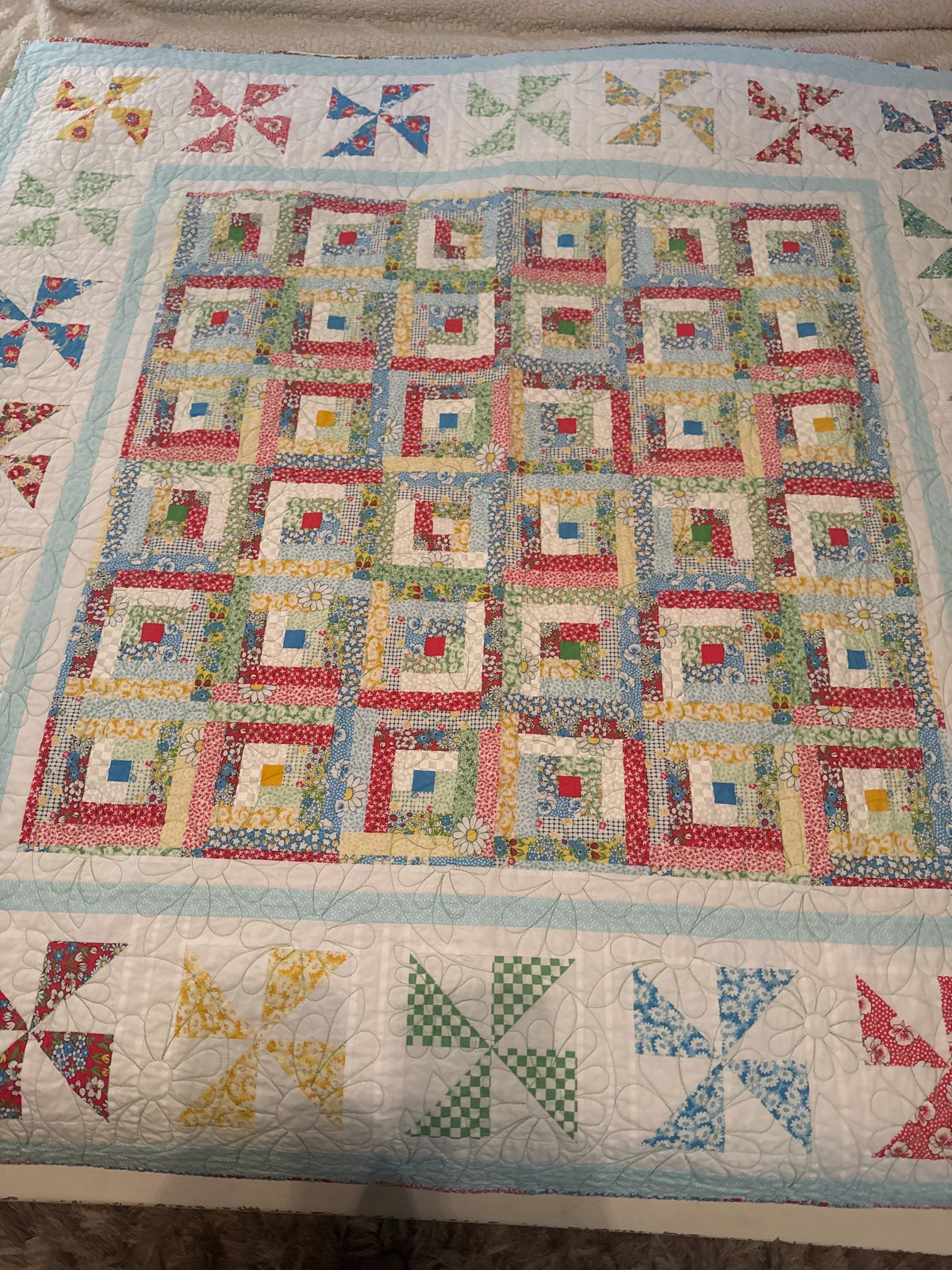 Quilted Throw - Etsy