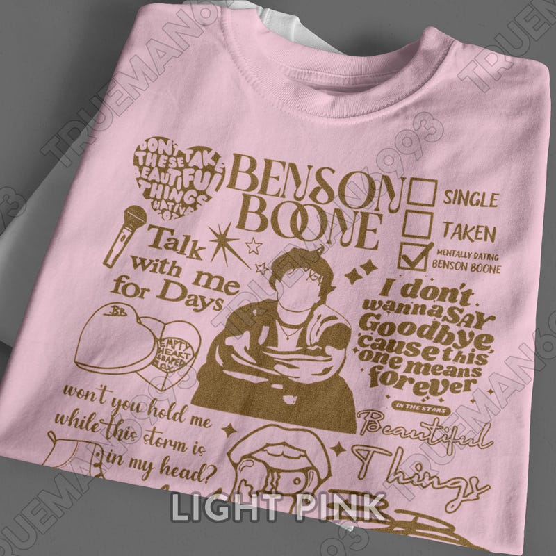 Benson Boone Merch - Etsy