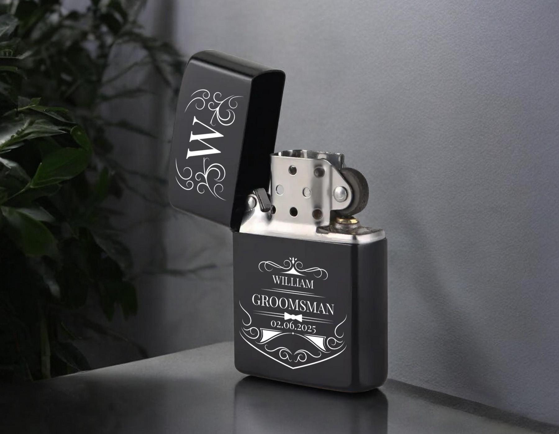 Personalized Engraved Lighter, Custom Monogram Lighter, Custom Logo ...