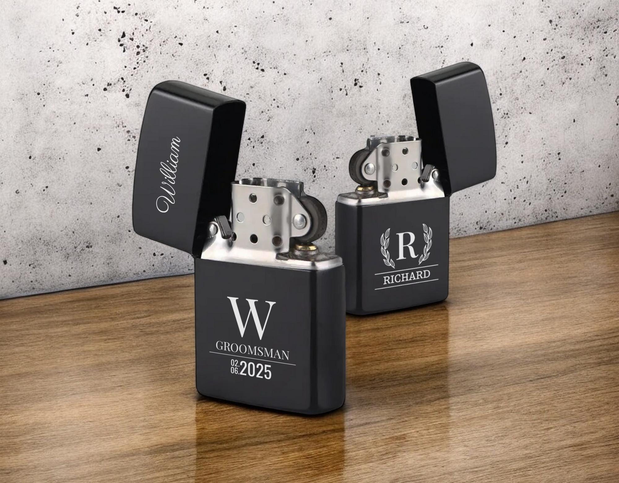 Personalized Engraved Lighter, Custom Monogram Lighter, Custom Logo ...