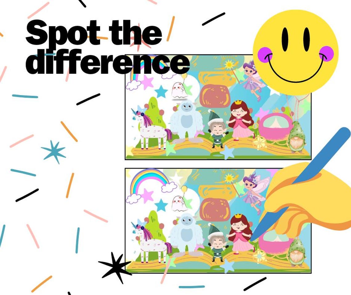 Spot the Difference Printable Worksheets, Printable Games for Kids ...