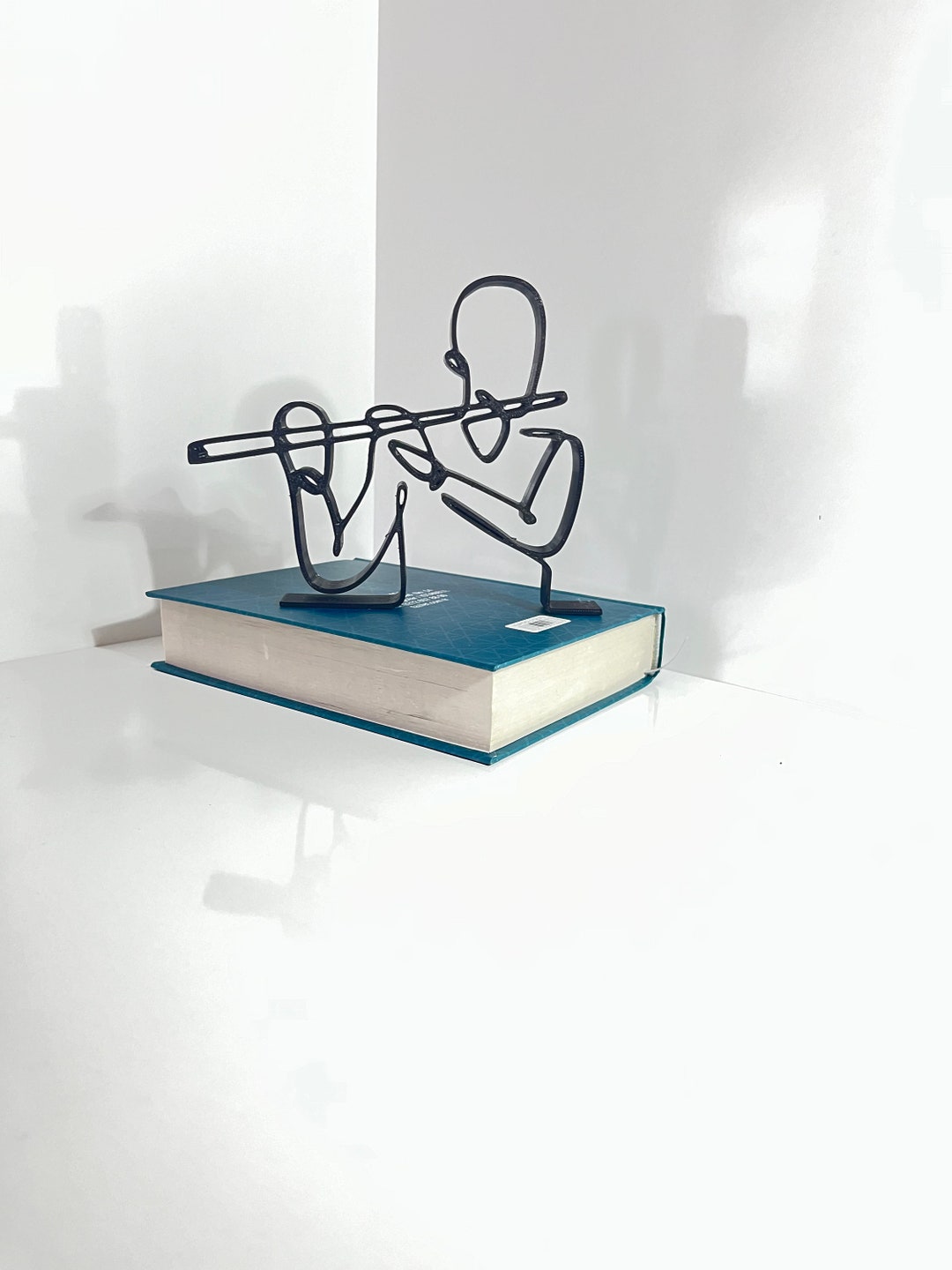 Personalized Flute Player Minimalist Single Line,3d Printed Line Art ...