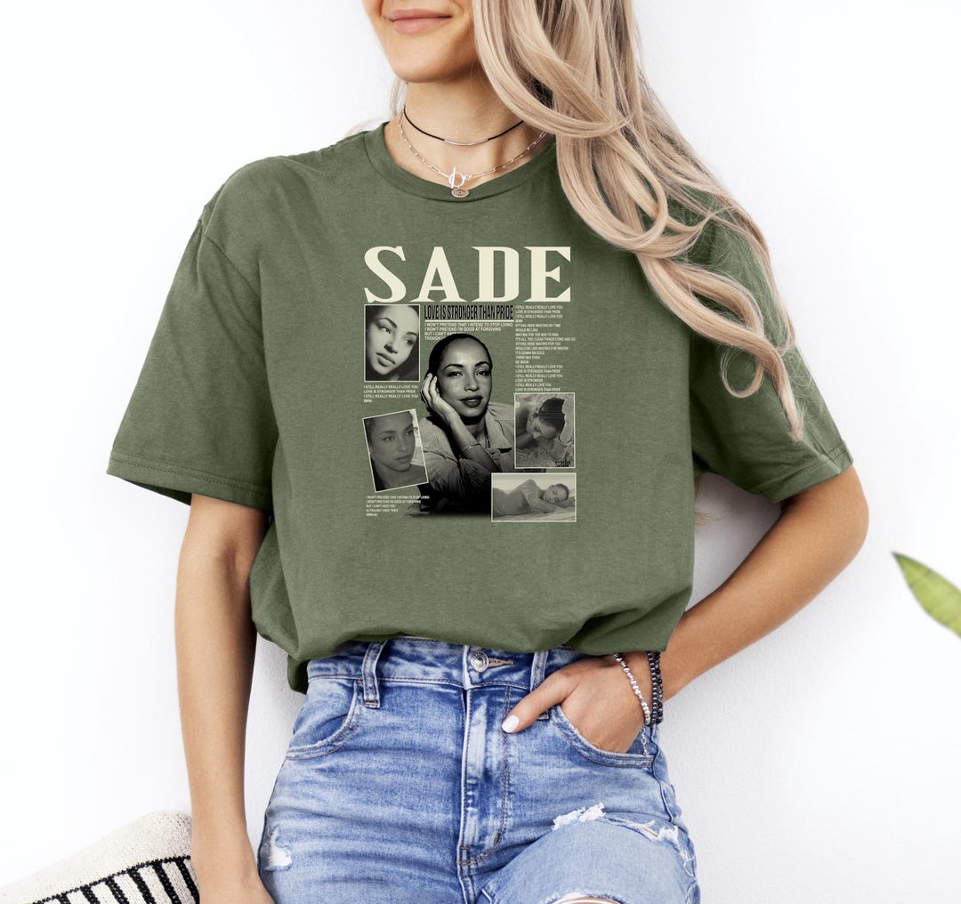 The Best of Sade Merch T-shirt, Love is Stronger T-shirt, 90s Sade ...