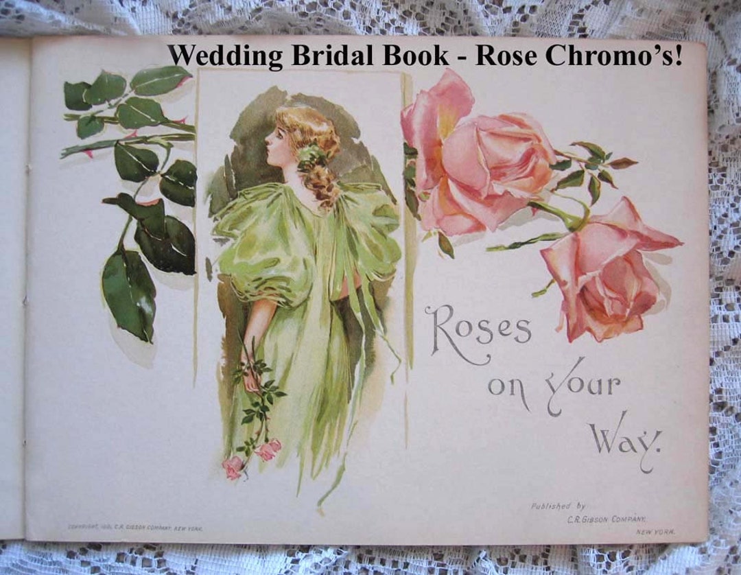 Antique Wedding Bride Roses Book E616 | Roses on Your Way | Bridal ...