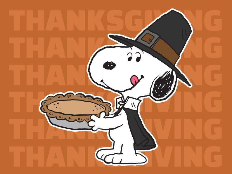 Snoopy and Friends Thanksgiving Signs - Etsy