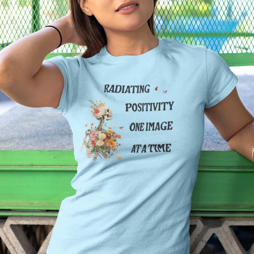 Radiating Positivity: One Image at A Time. Unisex Jersey Short Sleeve ...