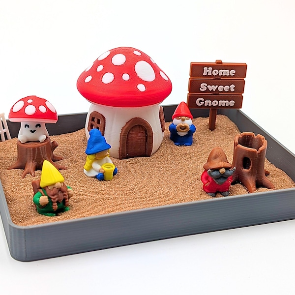 Gnomes Miniature Garden - Etsy