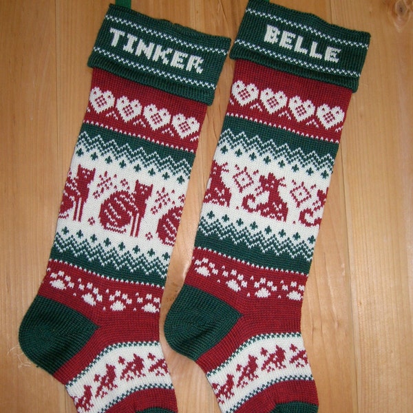 Cat Stocking - Etsy