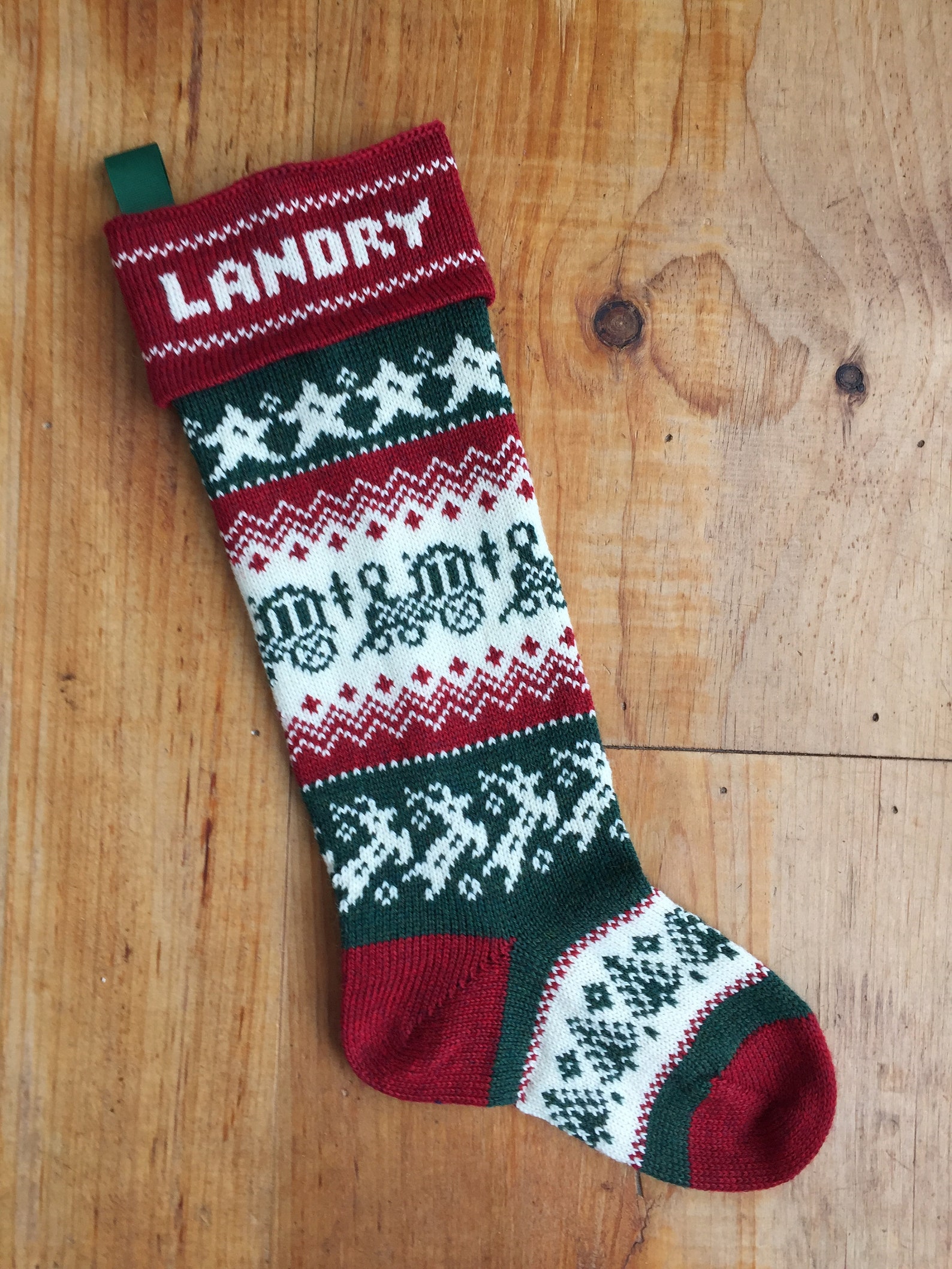 Personalized Christmas Stocking With a Train - Etsy